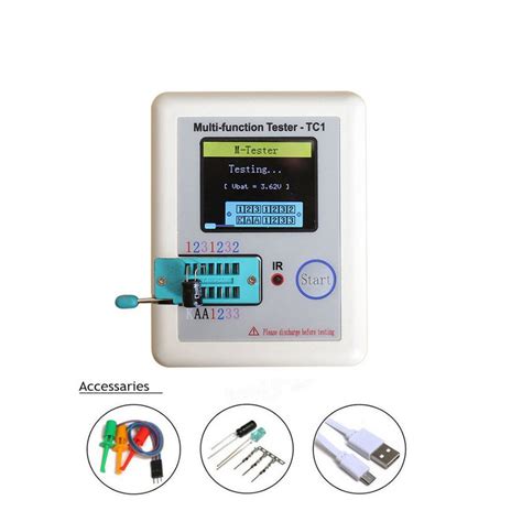 LCR TC TFT LCD Display Multi Meter Transistor Tester Diode Triode Capacitor Resistor Test