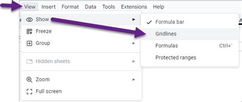 How To Show And Hide Gridlines Spreadsheet Life Blog
