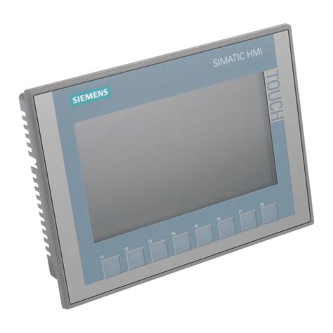 Siemens Simatic Hmi Series Getting Started Pdf Download Manualslib