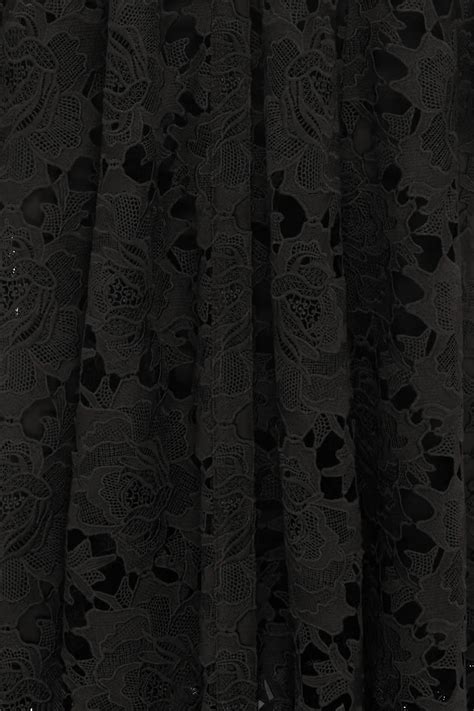 Leo Lin Aliyah Lace Butterfly Sleeve Midi Dress Ebony Dress Hire Au