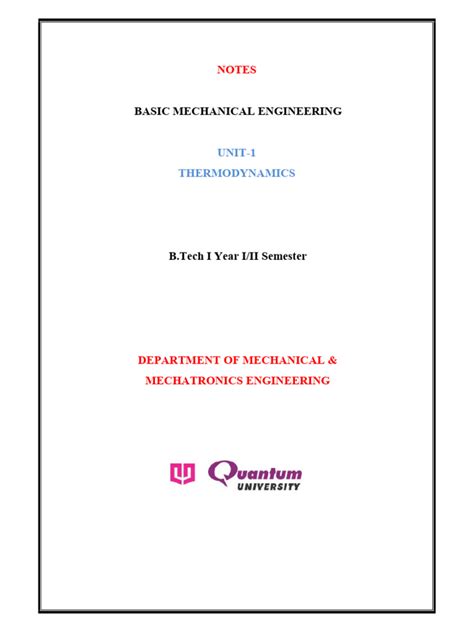 Bme Notes Pdf Internal Combustion Engine Heat