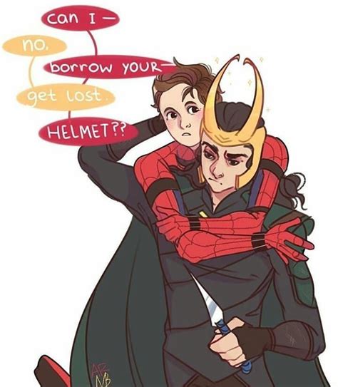 Loki And Peter Marvel Avengers Funny Avengers Comics Marvel Superheroes