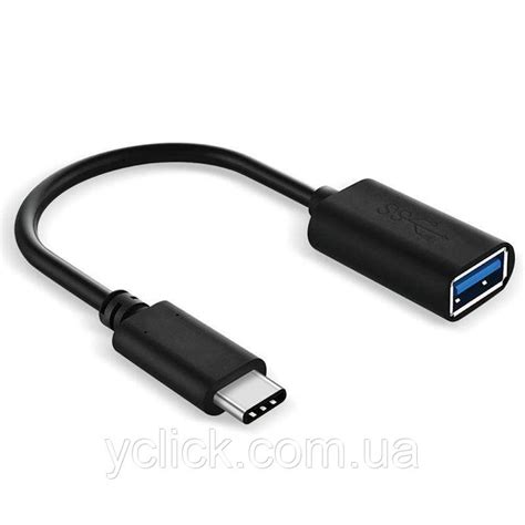 Перехідник Otg Usb Type C для смартфона Cd541 Чорний Id 1228766341