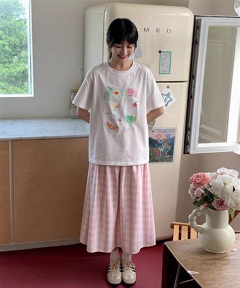 주문폭주🔥핑크컬러추가🍓 소다 과일 여름 프린팅 루즈핏 오버핏 박스 반팔티 에이블리