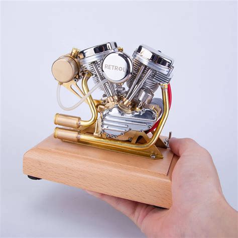 Retrol 4 2cc Ohv V Twin V2 Four Stroke Gasoline Engine Model Ready To