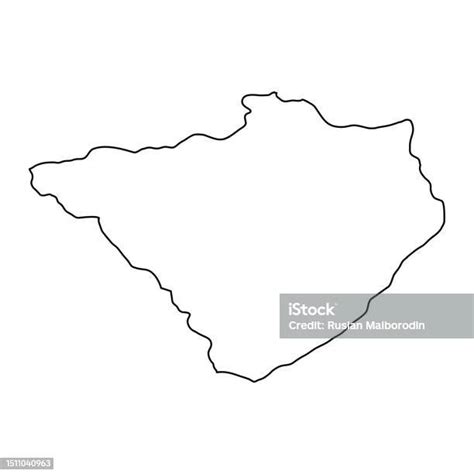 Ilustración De Mapa De La Provincia De Yozgat Divisiones