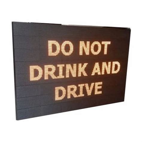 Metal Led Vms Variable Message Sign Boards Shape Rectangle At