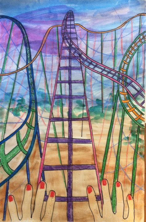 Pin By Cat Wachob On 5th Grade Art Lessons One Point Perspective