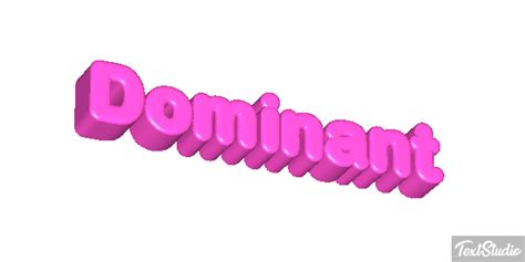 Dominant Word Animated  Logo Designs