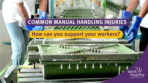 Work Healthy Australia On Linkedin Common Manual Handling Injuries In