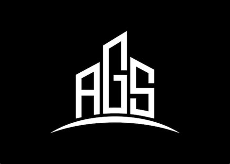 Premium Vector Letter Ags Building Vector Monogram Logo Design