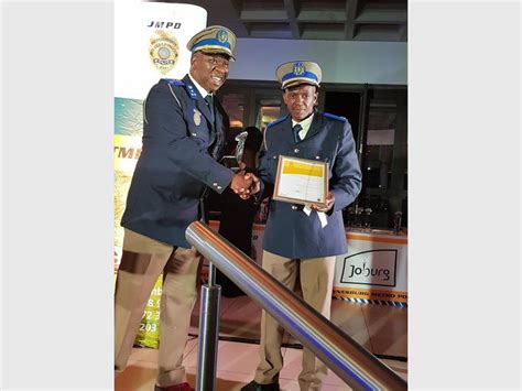 A Credit To The Jmpd Badge Roodepoort Record