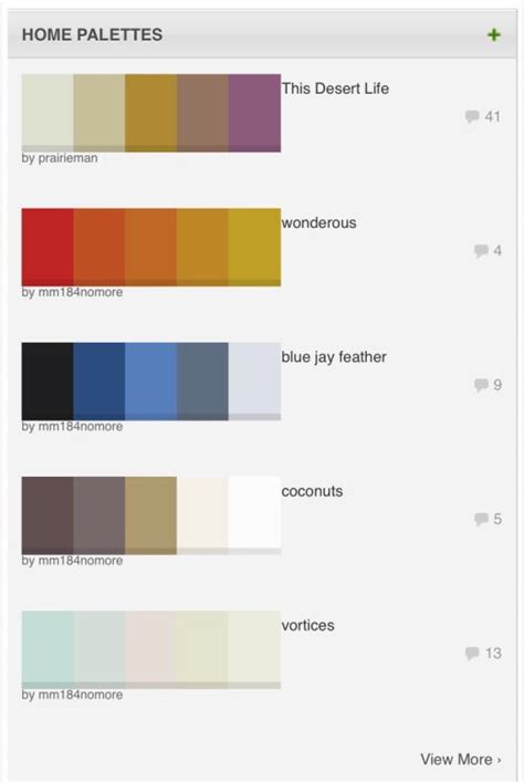 유용한 배색 사이트 컬러러버 Colourlovers 를 활용하세요 네이버 블로그