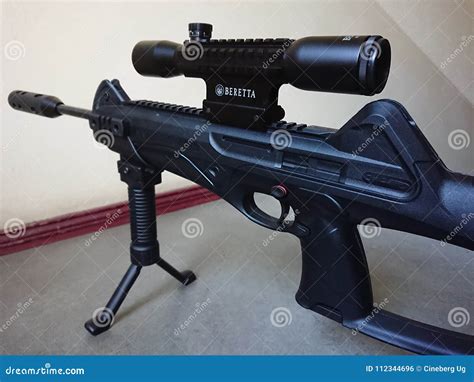 Beretta Sniper Rifle Editorial Image CartoonDealer 112344696