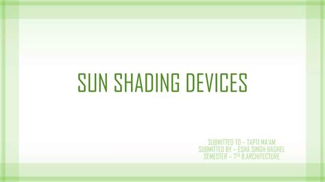sun shading pdf