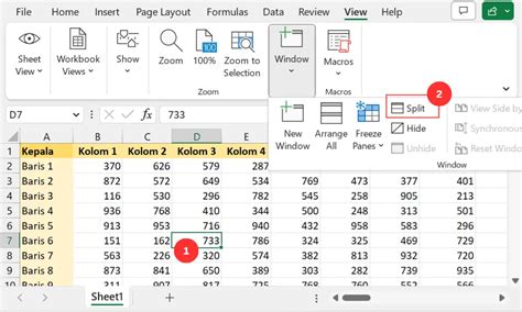 Split Cara Membagi Sheet Di Excel Excelandor