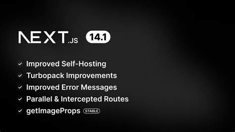 Nextjs 141 Rnextjs