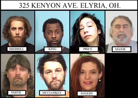 Elyria Police Arrest 7 Seize Drugs Amid Investigation Morning Journal