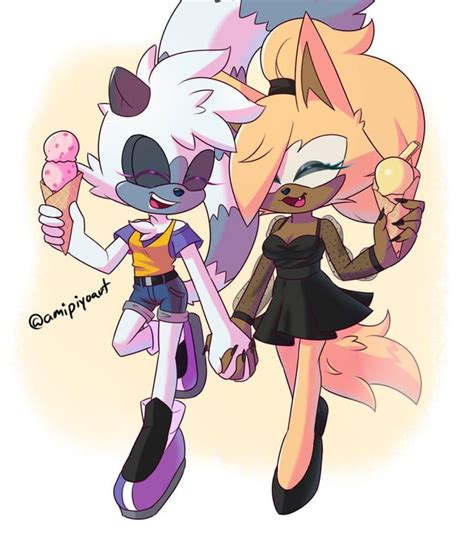 Tangle And Whisper Ice Cream Outing By Amipiyoart Rsonicthehedgehog