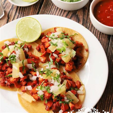 Tacos De Trompo Tacos Al Pastor Tacos Al Pastor Marinated Pork