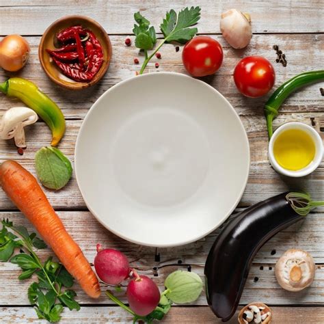 Premium Ai Image Healthy Veggie Background