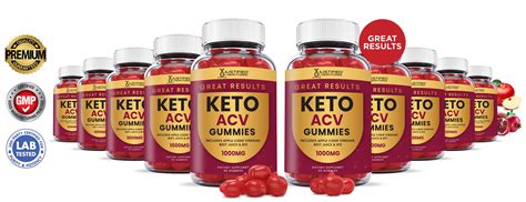 10 Pack Great Results Keto Acv Gummies 1000mg Dietary Supplement 600