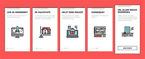 Modeling Engineering Onboarding Icons Set Vector Vector Art At Vecteezy