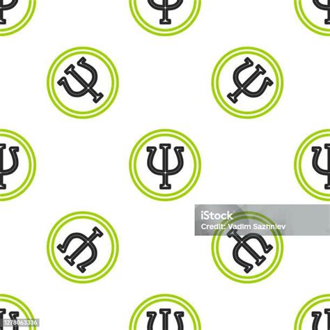 라인 심리학 아이콘 흰색 배경에 절연 원활한 패턴 싸이 기호 정신 건강 개념 정신 분석 분석 및 심리 치료 벡터 Mental Wellbeing에 대한 스톡 벡터 아트 및