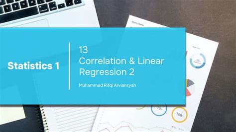 Stat 1 13 Correlation Linear Regressionpptx