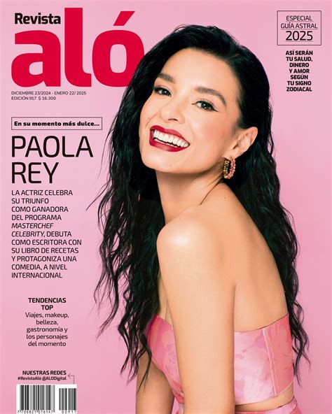 Paola Rey Hoy Recordando Esta Hermosa Portada Que Hicimos Este Año