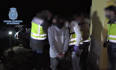 Detenidos cuatro colombianos en un laboratorio de cocaína en España