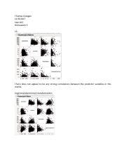 STAT 102 HW 5 Pdf Thomas Creegan 11 9 2017 Stat 102 Homework 5 13 There Does Not Appear To