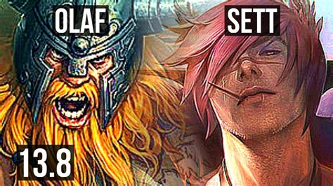 OLAF Vs SETT TOP Quadra 900 Games 1 4M Mastery 9 2 6 Legendary KR Master 13 8 YouTube
