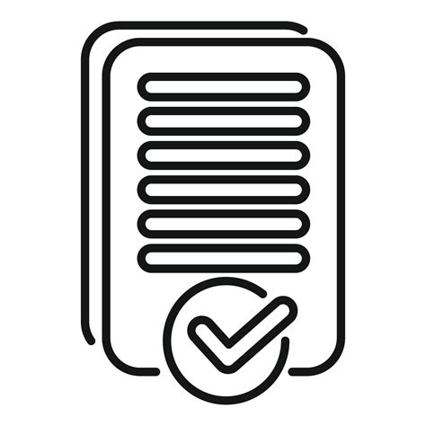 Validating Document With Checkmark Icon Representing Successful
