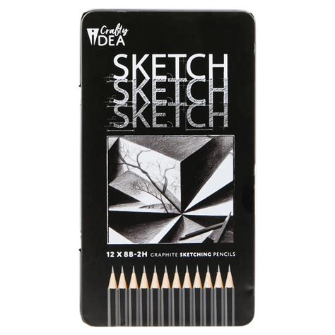Graphite Sketching Pencils Pack Of 12