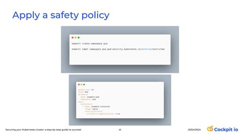 Securing Your Kubernetes Cluster A Step By Step Guide To Success Ppt