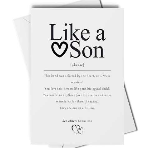 Future Son In Law Birthday Card Etsy