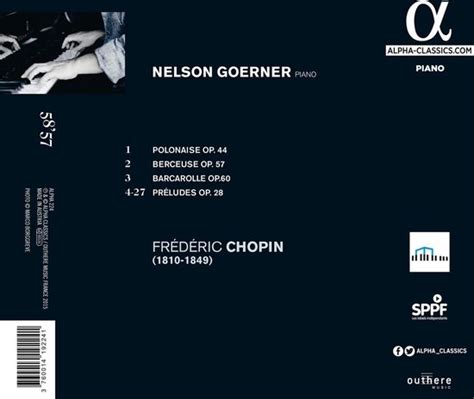 Chopin 24 Preludes Barcarolle Polonaise Berceuse Nelson Goerner