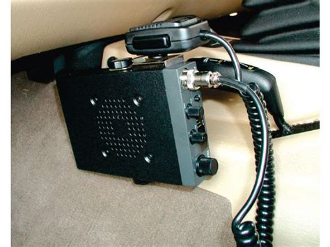 Quadratec CB Radio Mounting Bracket In Stainless Steel For Jeep Wrangler TJ Unlimited