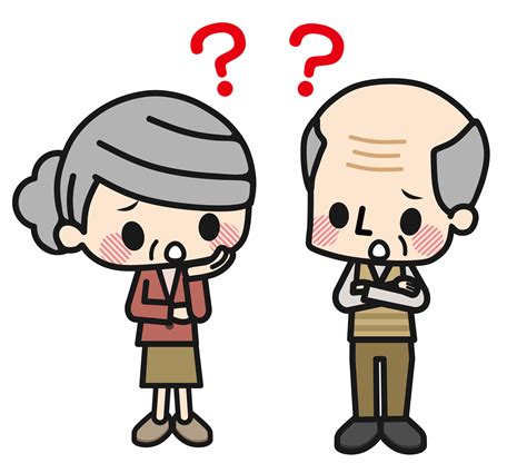 Elderly Couple Cartoon
