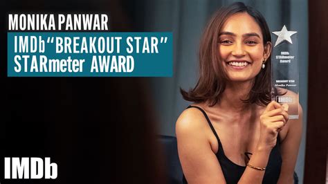 Monika Panwar Receives The Imdb Breakout Star Starmeter Award