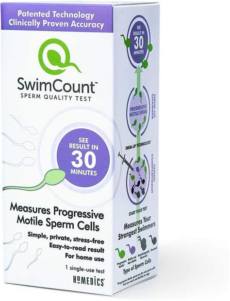 SwimCount Sperm Quality Check Kit For Men At Home Progressive Motile Fertility Test
