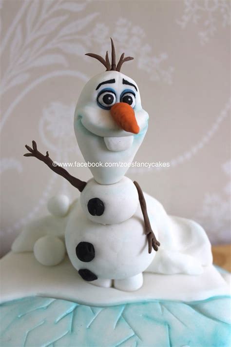 Olaf Youtube Tutorial Decorated Cake By Zoe S Fancy CakesDecor