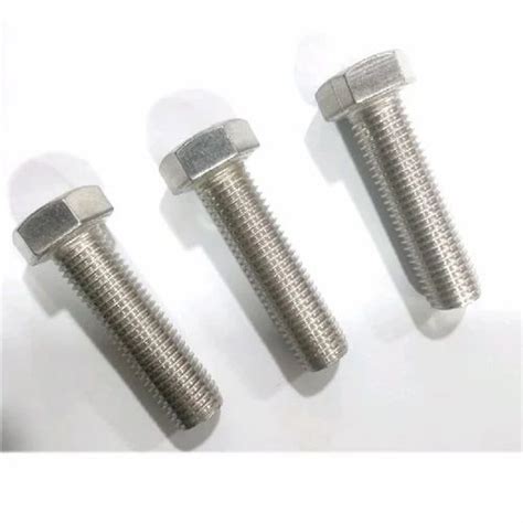Hexagonal Stainless Steel Hex Bolt M8 8 Mm At Rs 1piece In Pune