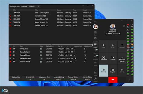 Панель секретаря и колл-центра - софтфон для Windows