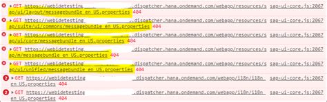 Sap Web Ide Sapui5 Show Some Errors For Loading Resource Bundle When