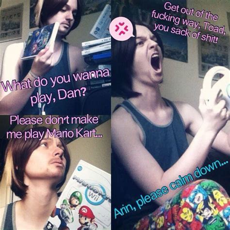 Tfw You Play Mario Kart Egoraptor Arin Hanson Know Your Meme