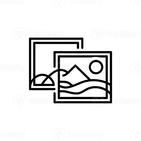 A Two Overlapping Picture Frames 60007286 Png