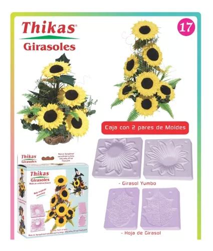 Moldes Para Flores De Foamy Girasoles 2 Pares De Moldes En Venta En