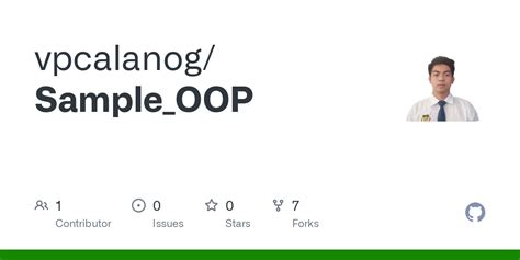 GitHub Vpcalanog Sample OOP